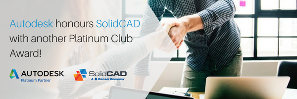 Autodesk honours SolidCAD with another Platinum Club Award! – SolidCAD ...