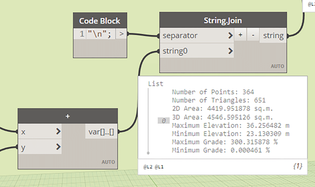 Create Easy Surface Statistics Labels with Dynamo - SolidCAD