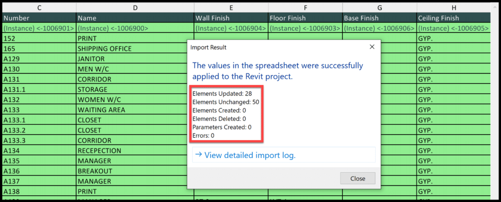 Revit Update Room Finish Schedules With Ctc Spreadsheet Link Solidcad
