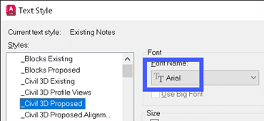 Civil 3D: Label Styles and Fonts - SolidCAD