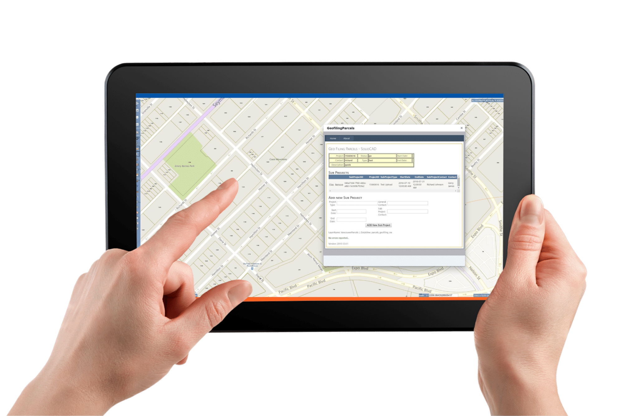 Geo-filing Solution - SolidCAD